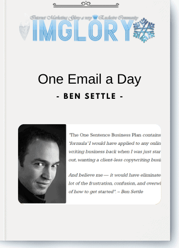 Get Ben Settle – One Email a Day Group Buy - IMGLORY